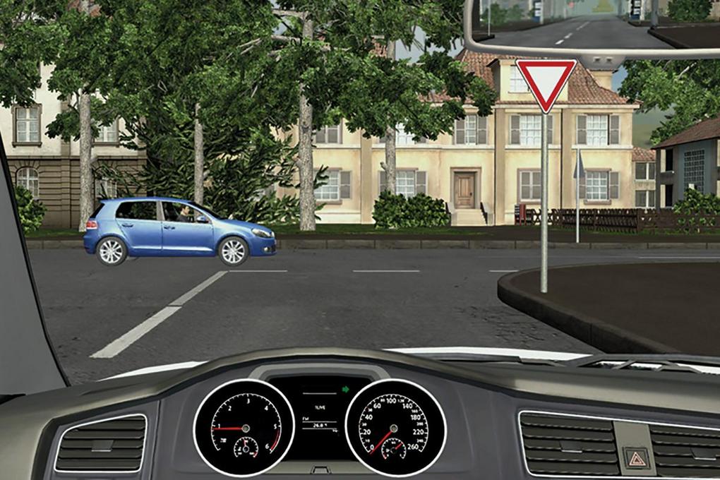 Im Simulator zum Führerschein - Fahrschule 123