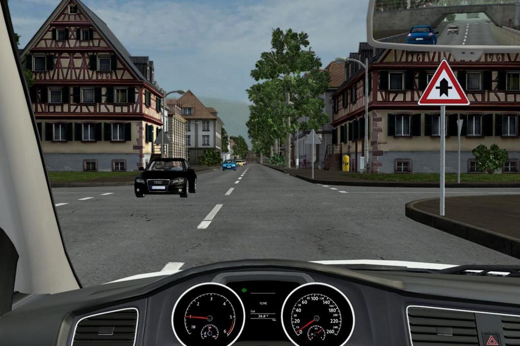Im Simulator zum Führerschein - Fahrschule 123
